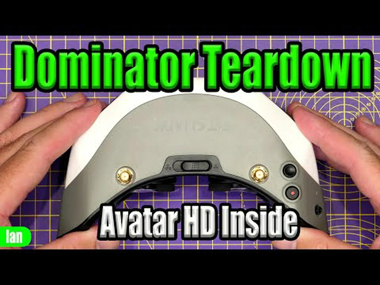 Fat Shark Dominator Avatar HD FPV Goggles Teardown