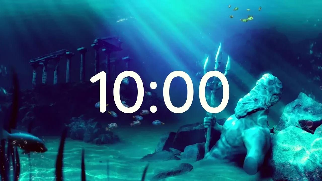 10 MINUTE TIMER - 10 Minute Countdown Timer - Relaxing Underwater ...