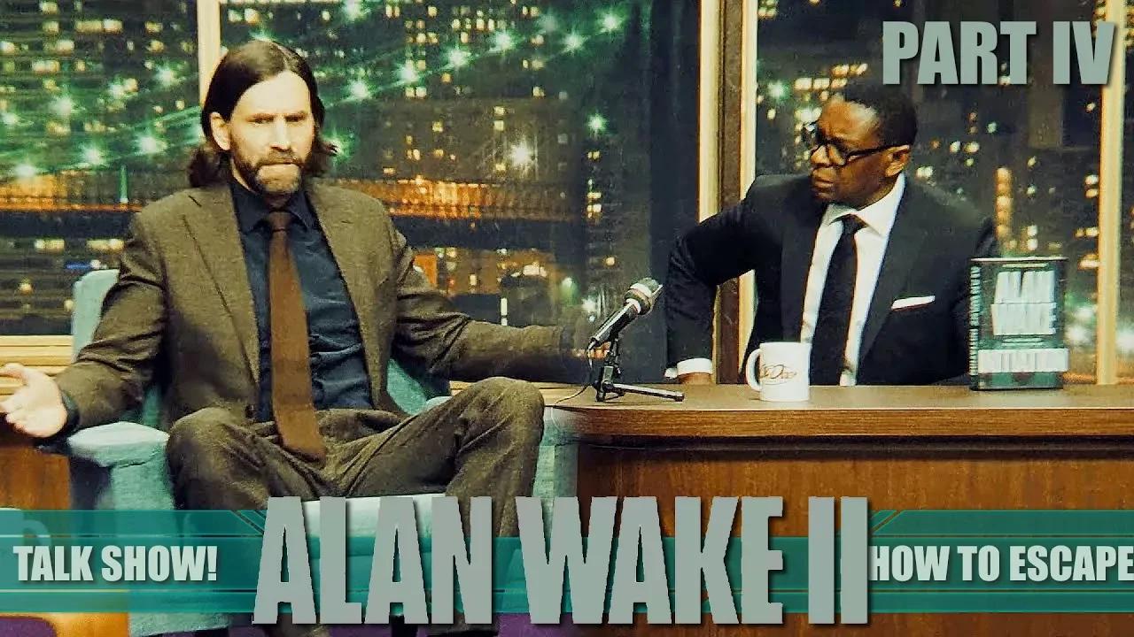 ALAN WAKE II Walkthrough Gameplay PART 4 TALK SHOW! MR. DOOR #AlanWake ...