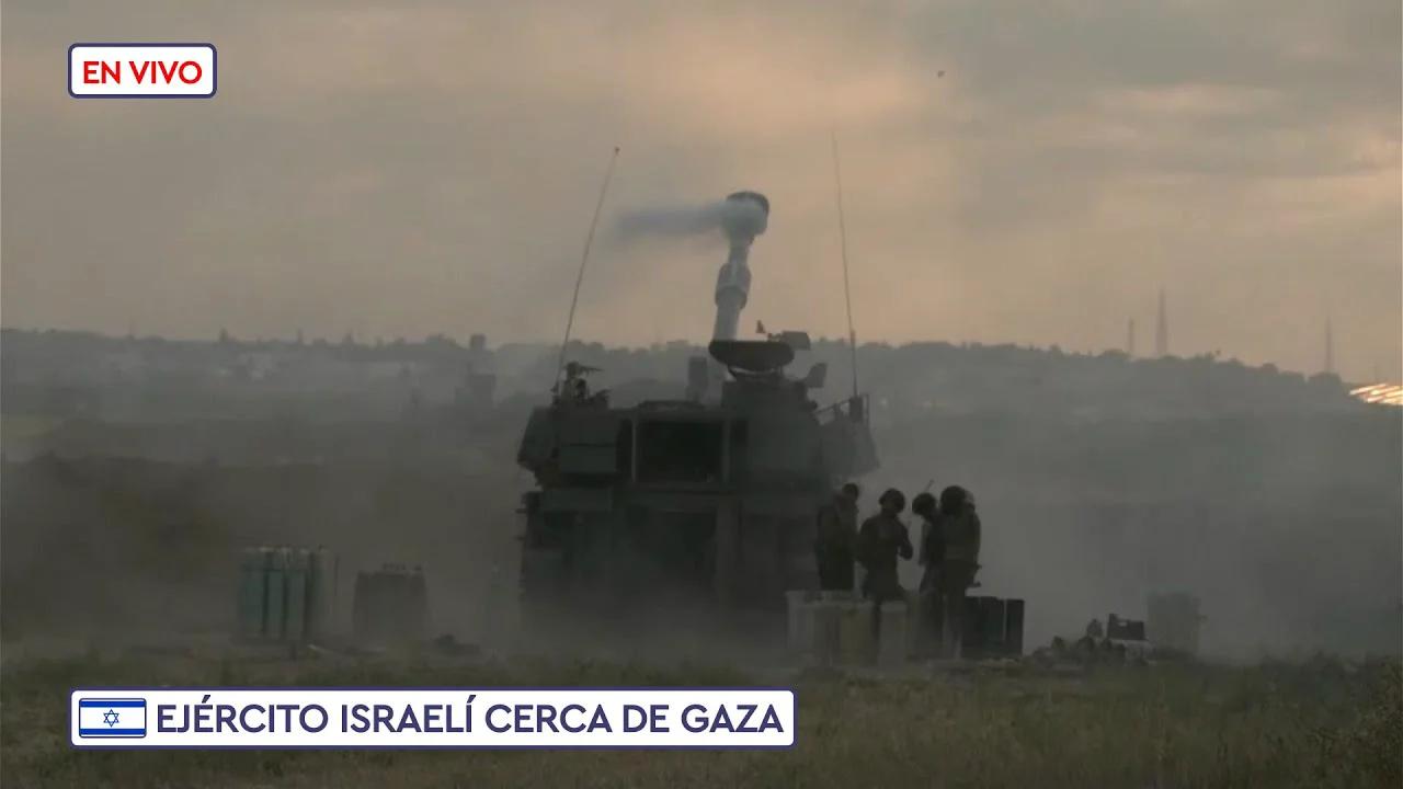 🇮🇱 Israel · La Artillería bombardea a los terroristas palestinos Hamas ...