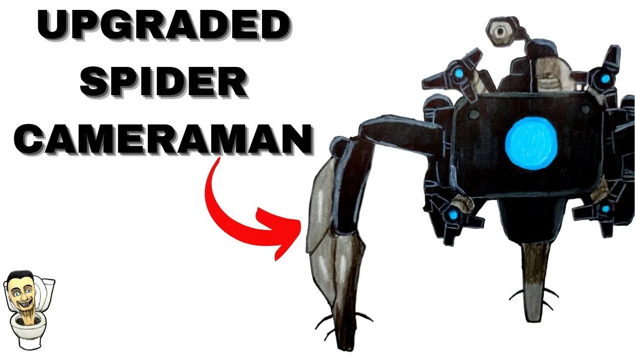 Cómo DIBUJAR al🎥UPGRADED SPIDER CAMERAMAN del TOILET 72 Parte 2 ...