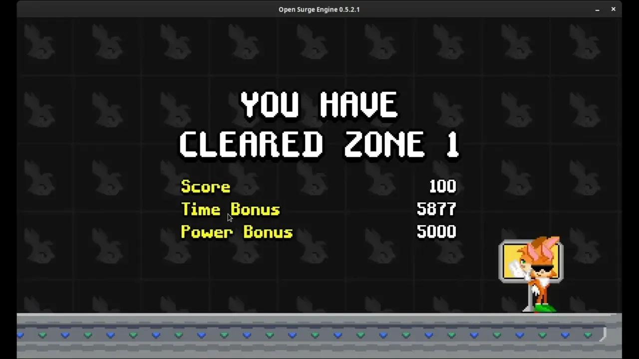 Open Surge Engine - Empty Level [0.5.2.1] Speedrun 0:39:00?
