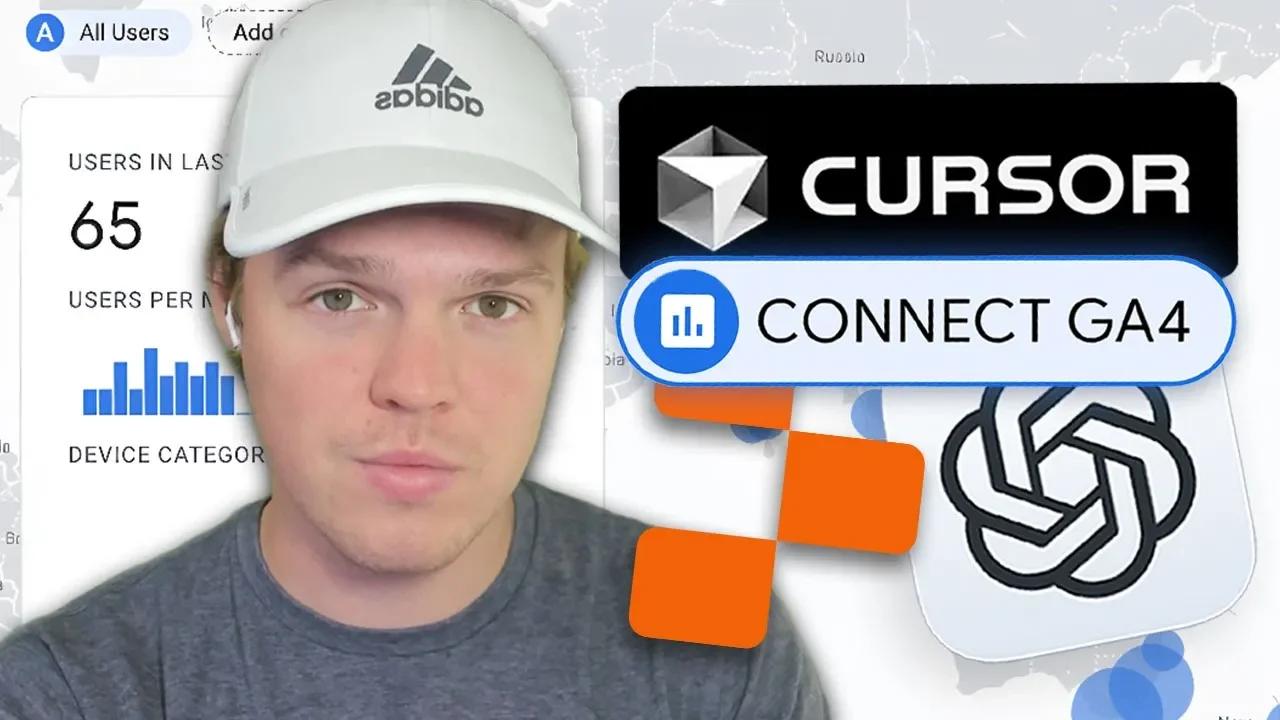 How To Connect Google Analytics To Your Website (works with Cursor AI, Replit, ChatGPT)