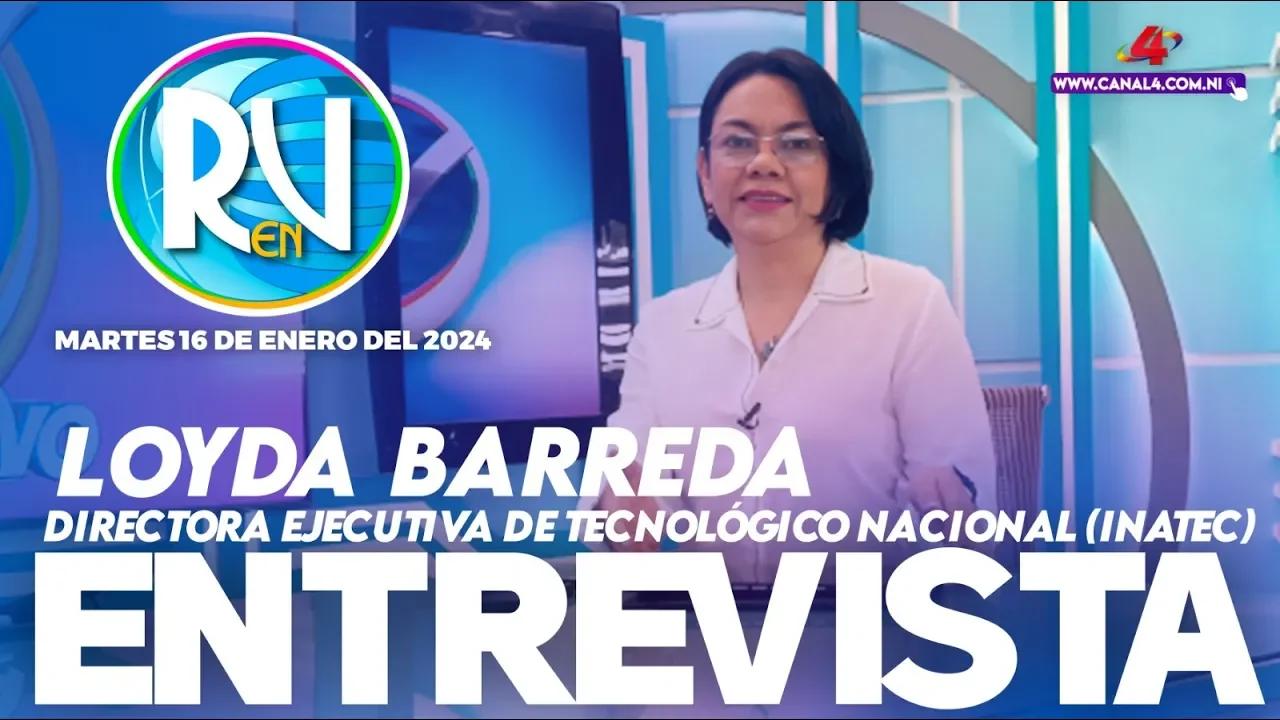Loyda Barreda, directora ejecutiva del INATEC en la Revista En Vivo ...