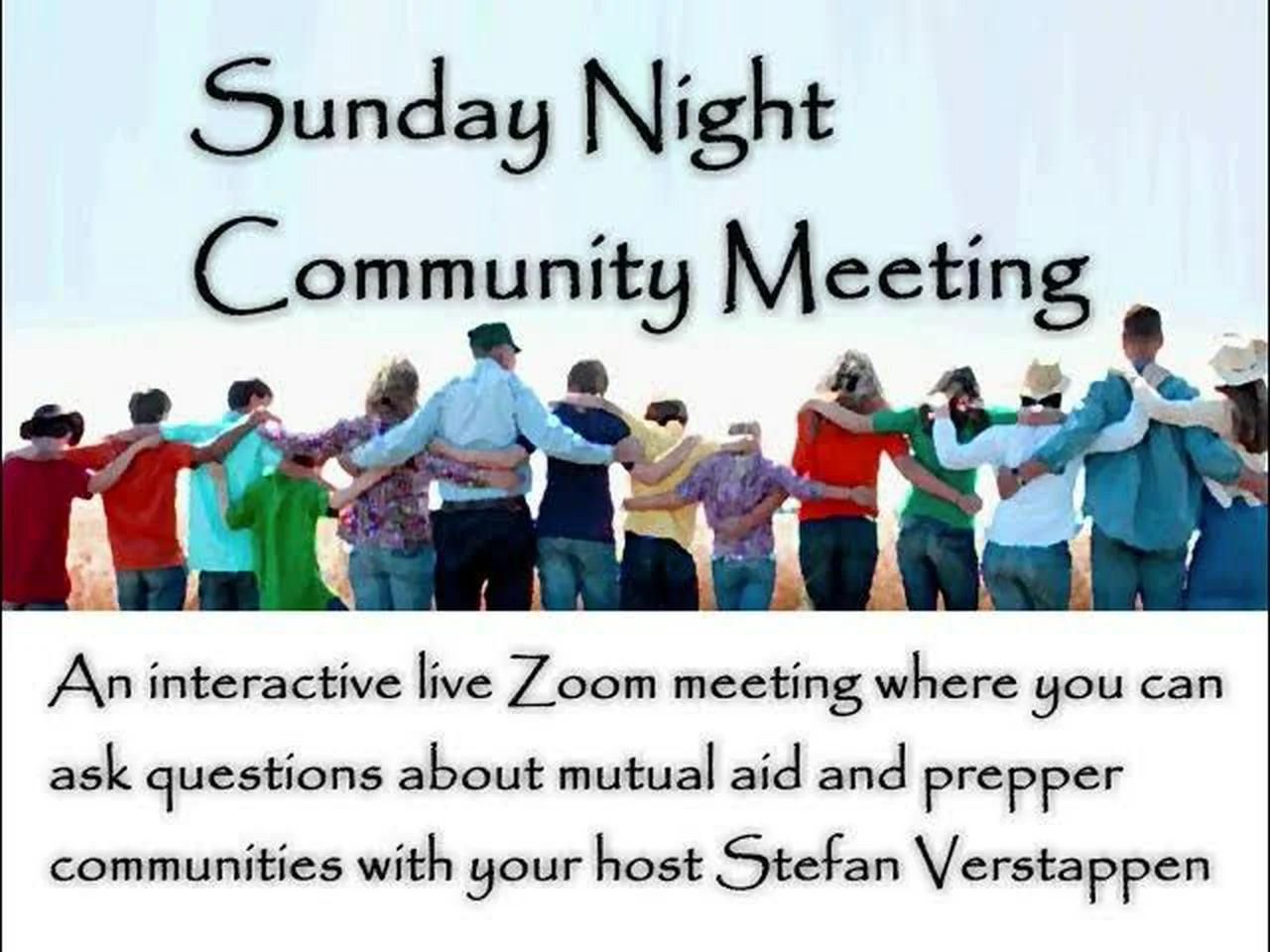 Sunday Night Community Meeting
