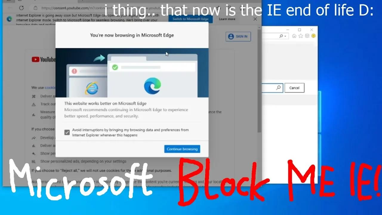 Microsoft Just Disabled Internet Explorer..