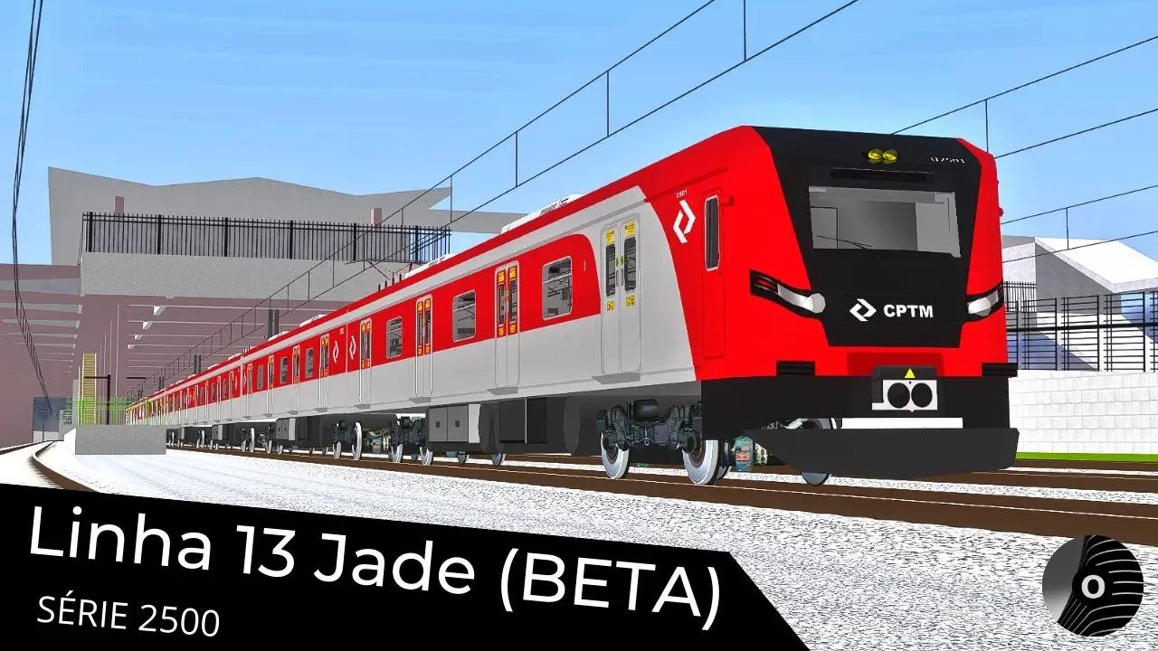 OpenBVE - LINHA 13 JADE (Beta) com o TUE SÉRIE 2500 da CPTM! Aeroporto ...