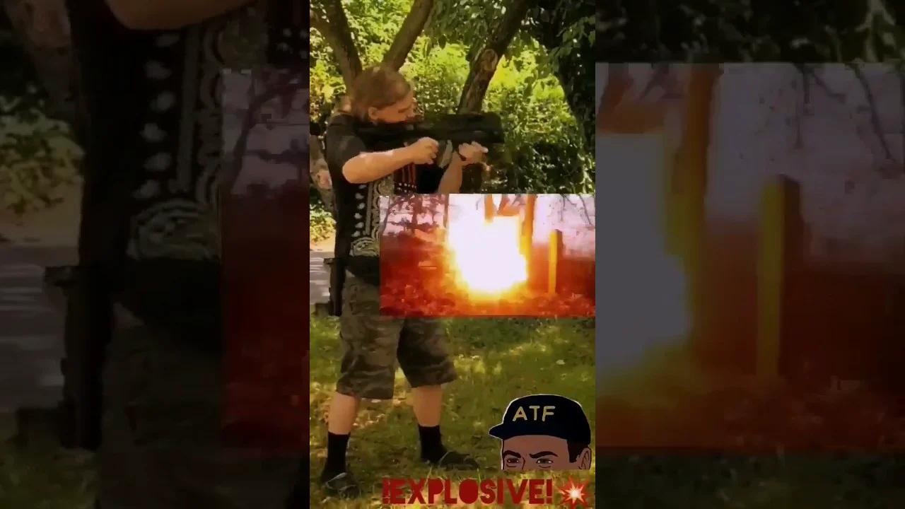 Exploding Arrows From Repeating Crossbow! #3dprinting #archery #shorts