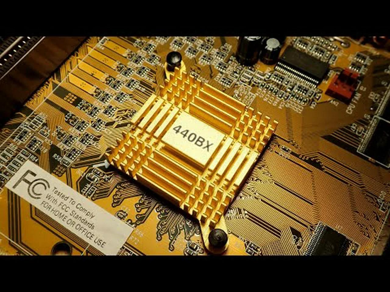 My endless confusion with a i440BX Pentium II mainboard.