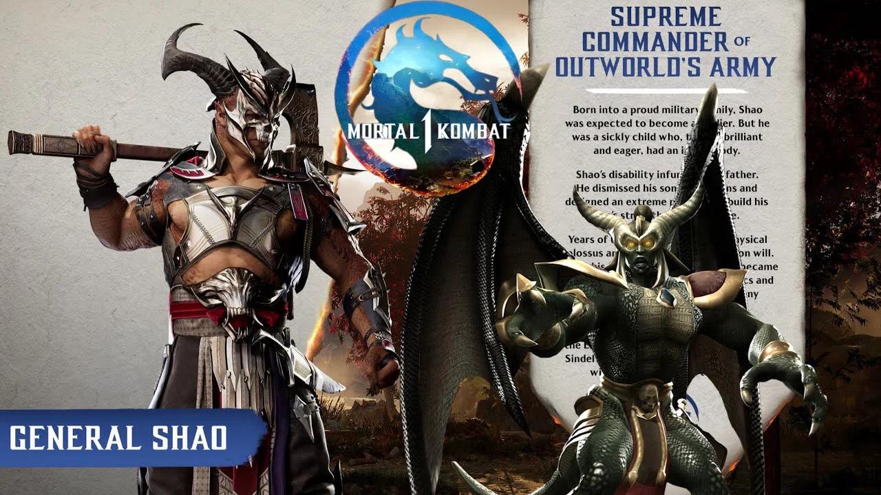 Mortal Kombat 1 General Shao Bio Revealed & Onaga Is His Father In This New Era