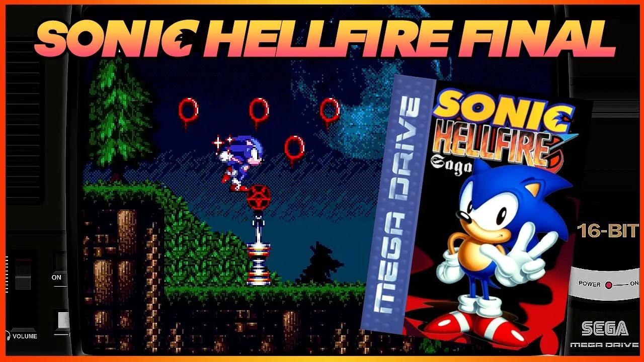 Sonic hellfire Saga megadrive !! Un sonic original