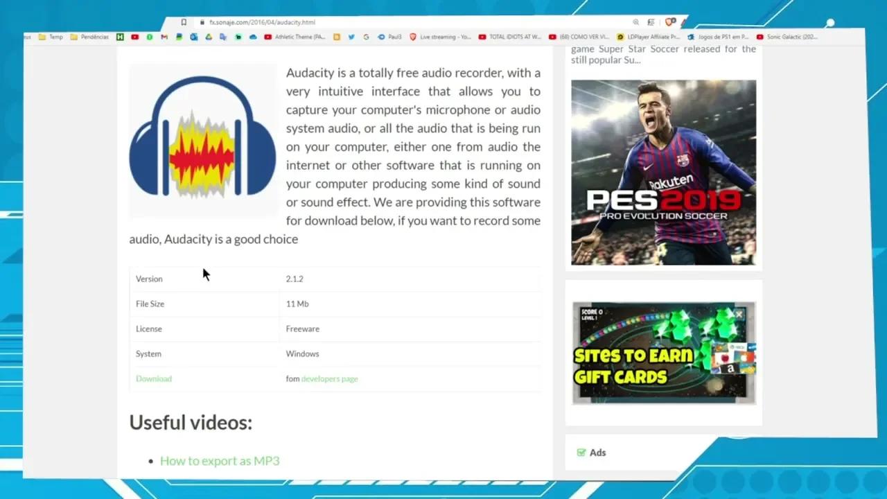 How to install AUDACITY on Windows PC
