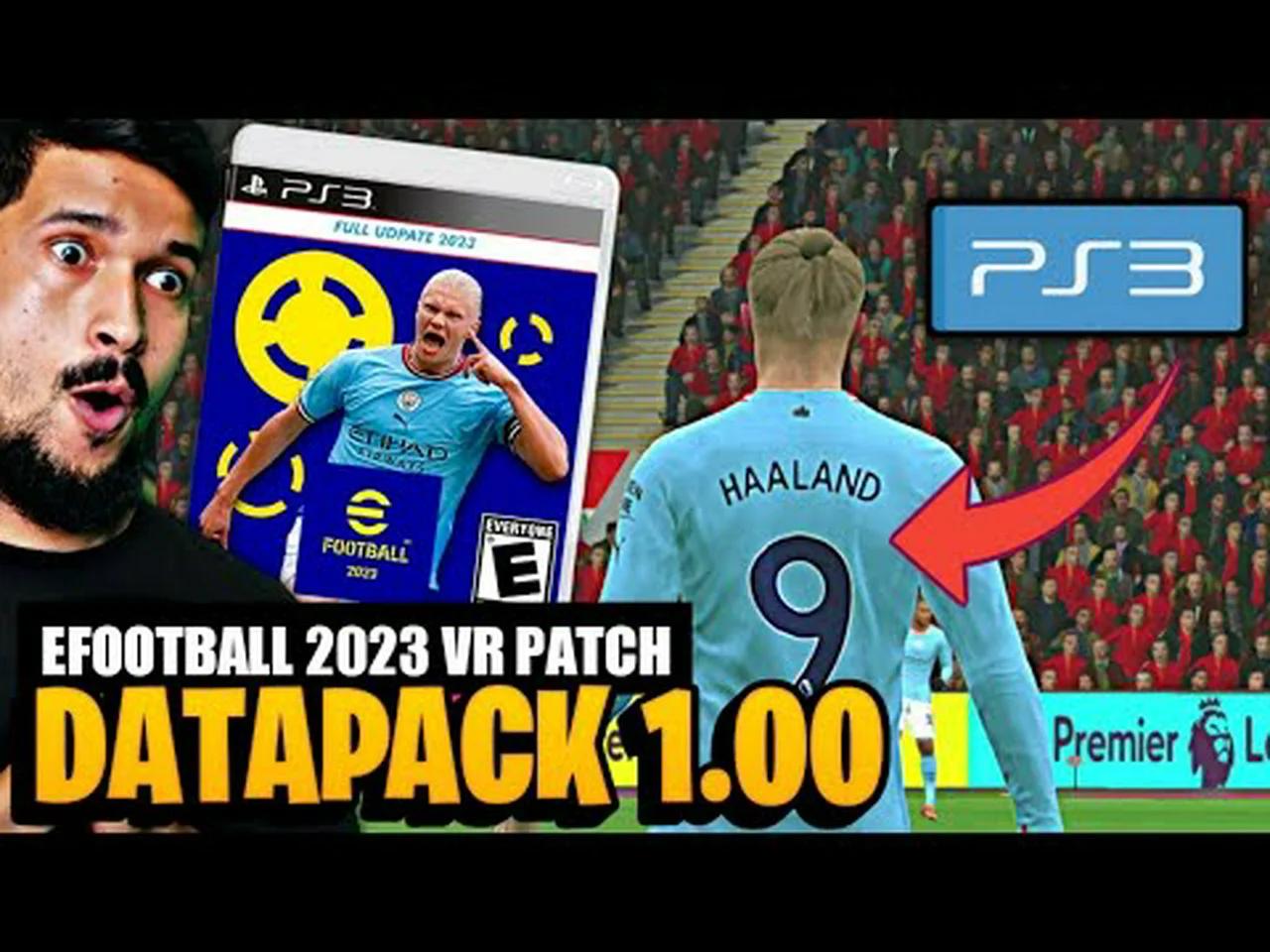 👉eFootball 2023 PS3 | NEW VR PATCH DATAPACK 1.00 | FULL PKG
