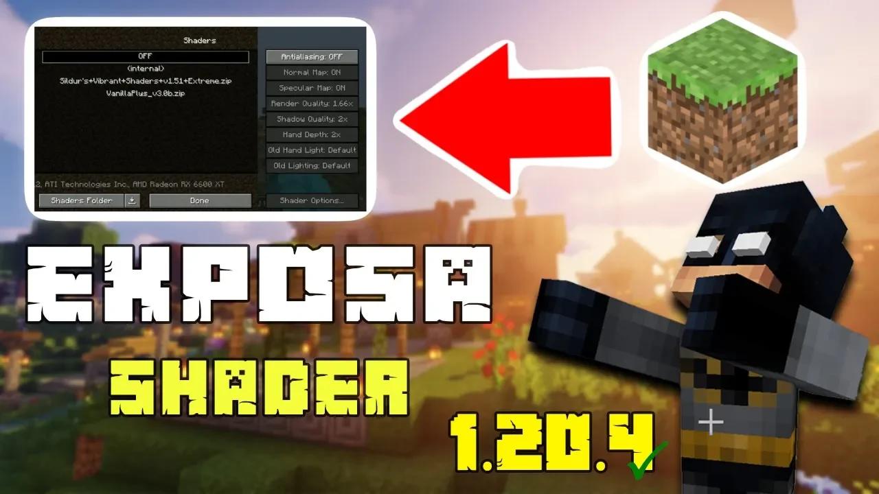 How To Download & Install Exposa Shader for Minecraft 1.20.4