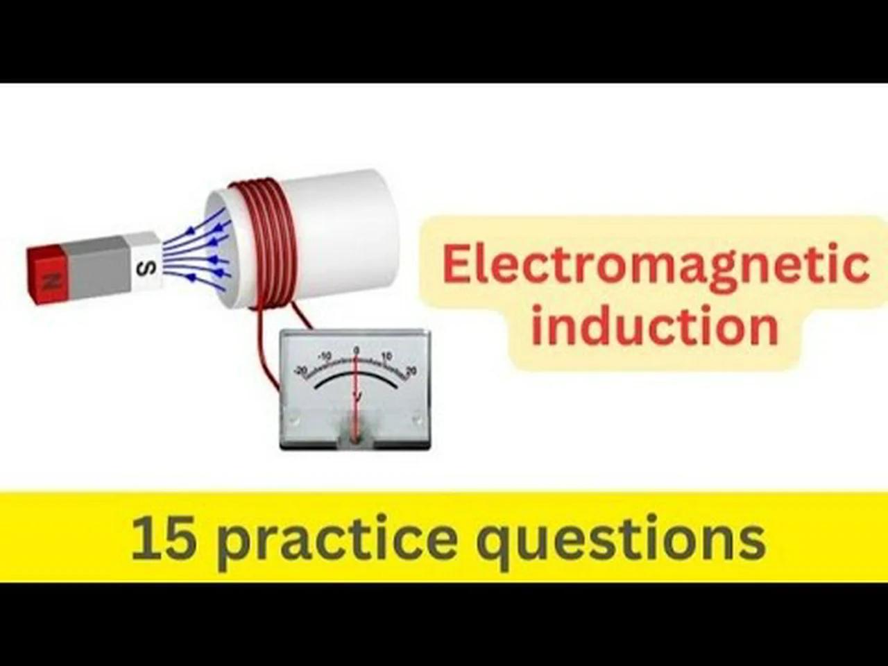 Physics Electromagnetic Induction questions for Grade 10-12