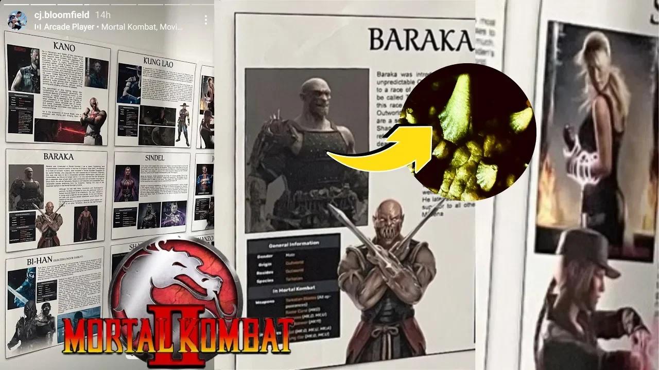Mortal Kombat 2 Cj Bloomfield Posts New BTS & New Look At Baraka ...
