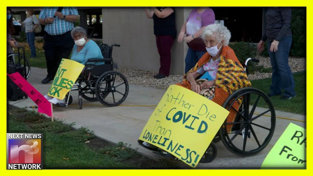 POWERFUL MOMENT: Seniors Protest Lockdowns Outside Of Colorado Nursing Home