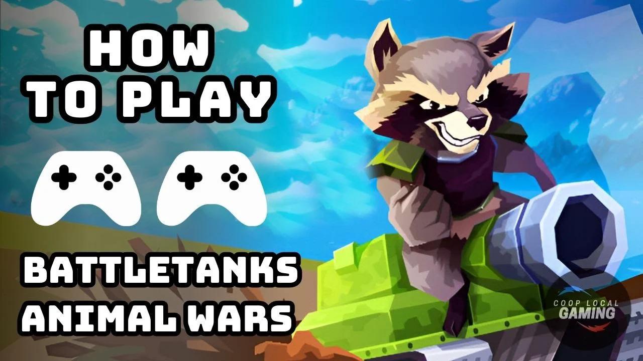 BattleTanks Animal Wars - How to Play Splitscreen Campaign Mode (Gameplay)