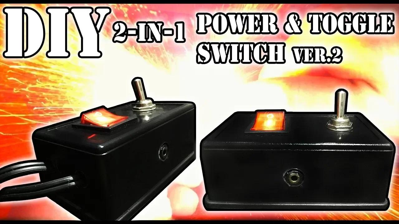 DIY/How To Make Power Switch Extension & Speaker Headphone Toggle Ver.2 ...