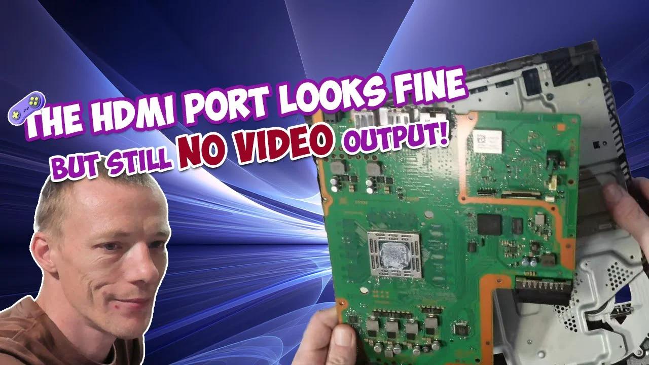 PlayStation 4 Broken HDMI Port Repair