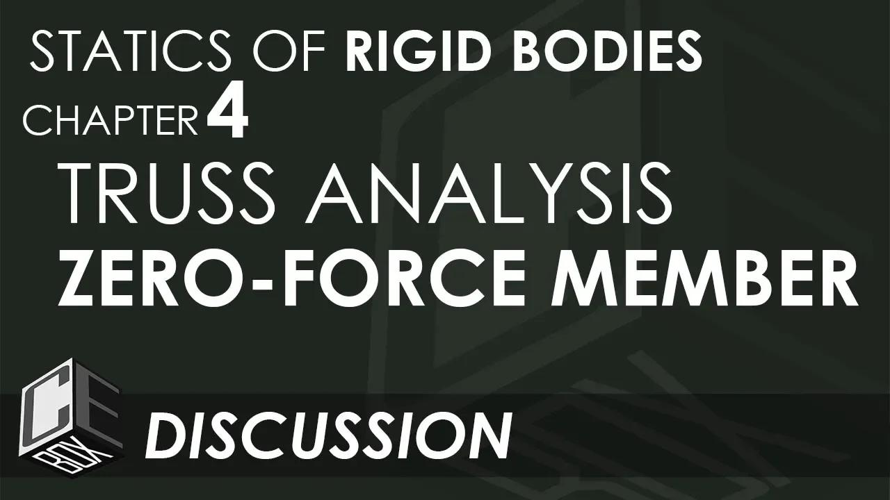 Statics of Rigid Bodies Chapter 4 Zero-Force Members (PH)