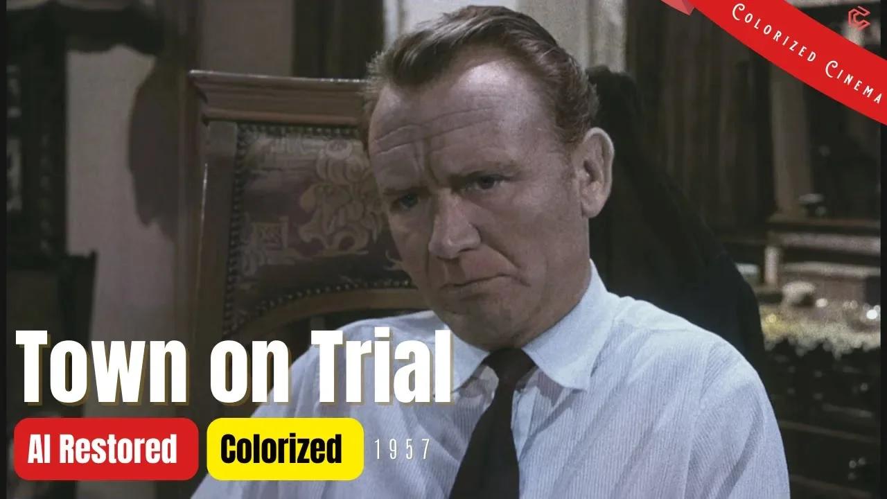 Town On Trial (1957) | Colorized | Subtitled | John Mills, Charles ...