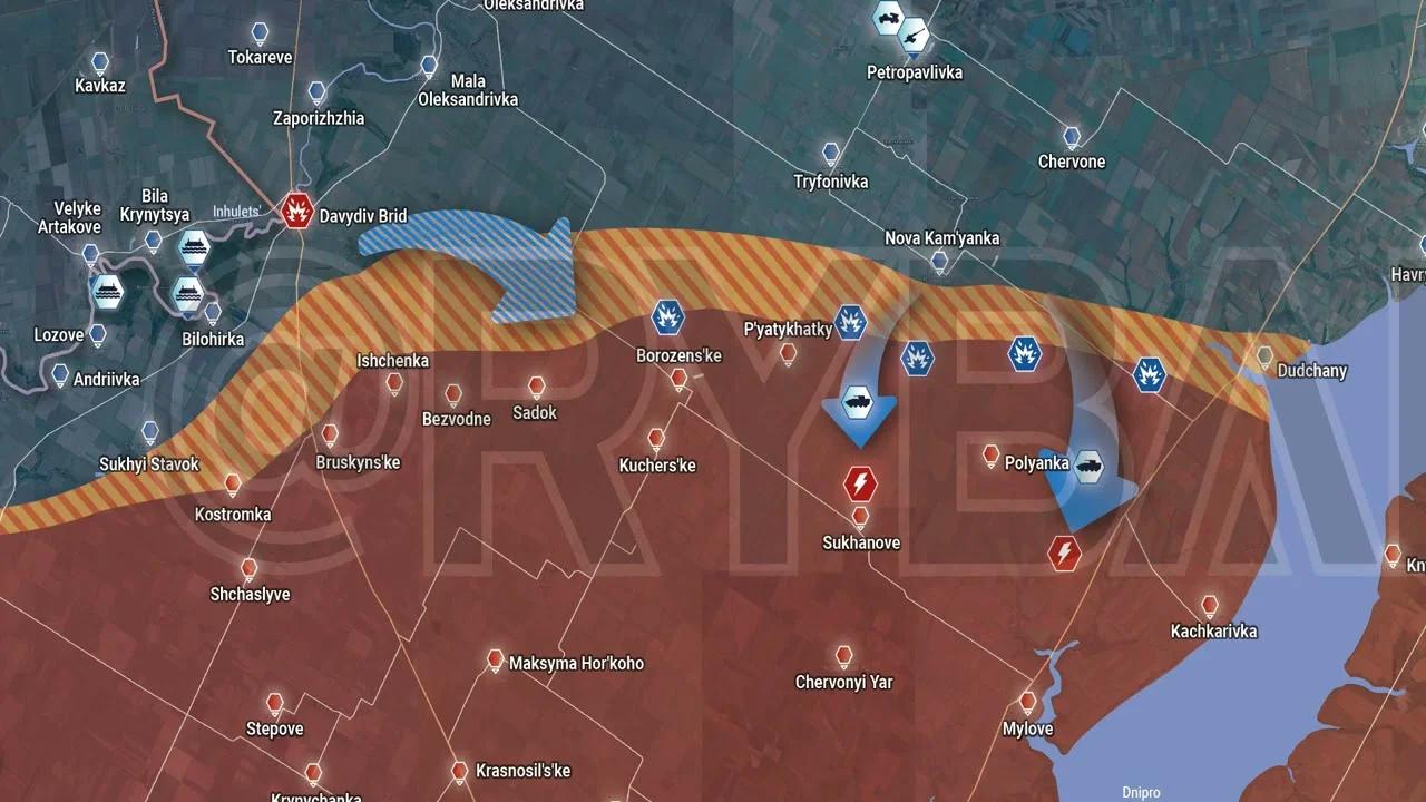 Ukraine War Rybar Map: Battle for Kherson Timeline of Events as of ...