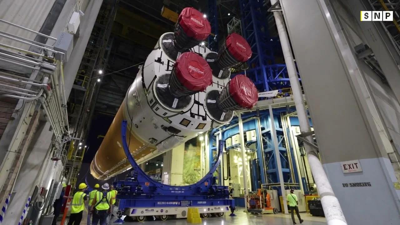 WATCH NASA Move MASSIVE Rocket on GIANT Boat