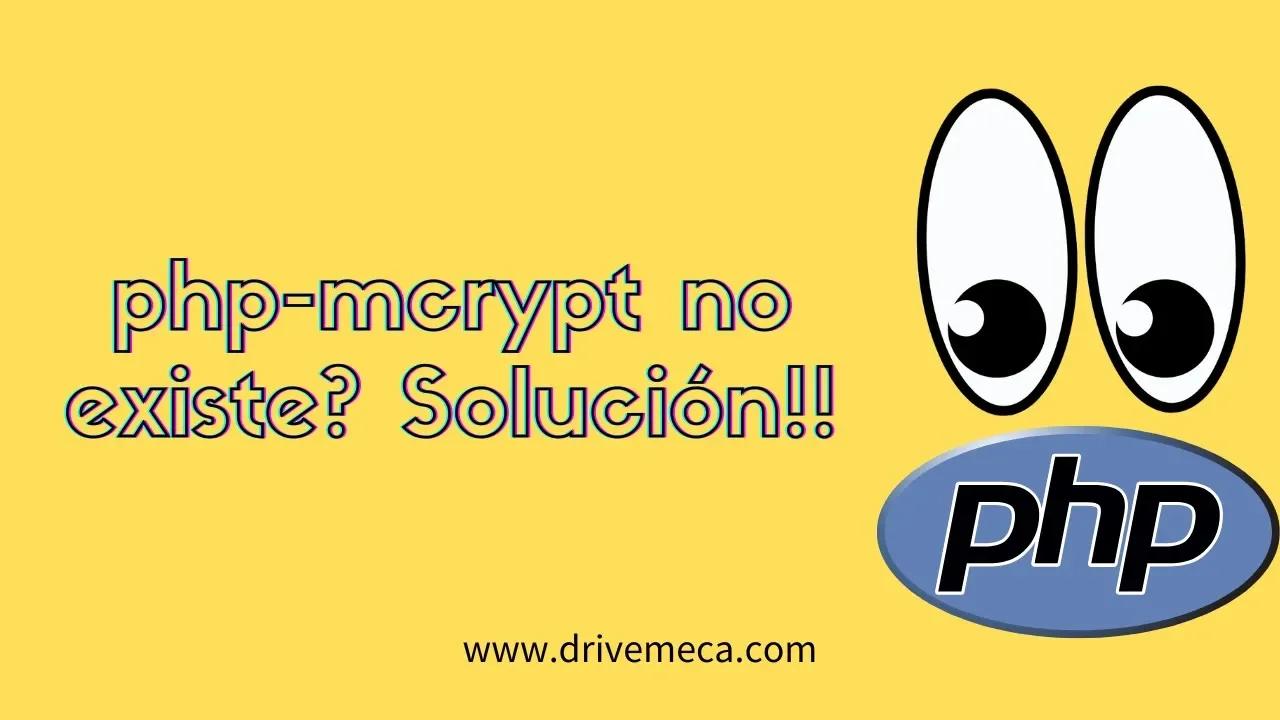 Como instalar php mcrypt en Ubuntu Server y derivadas