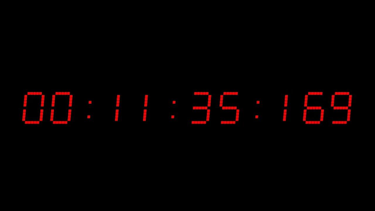 30 Minute Digital Timer Count Up Countup Timer 30 Min 4k