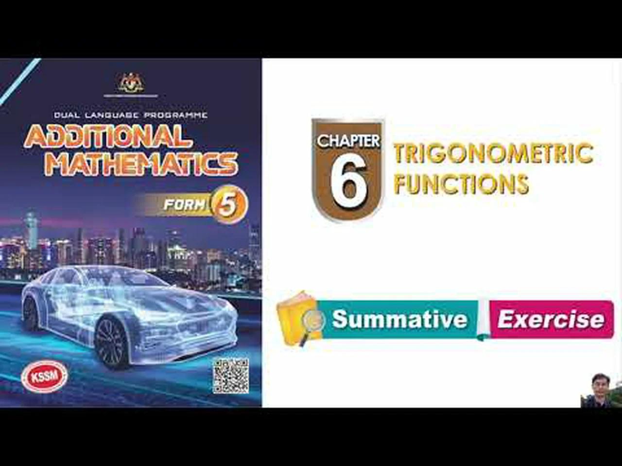 Summative Exercise (Question 14 and 15) - AddMath Form 5 Chapter 6