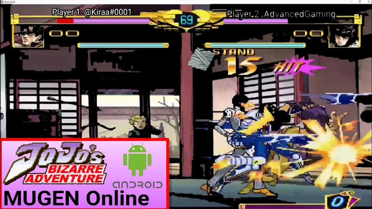 Jojo's Bizzare Adventure MUGEN Beta 2.5 Online Android Gameplay