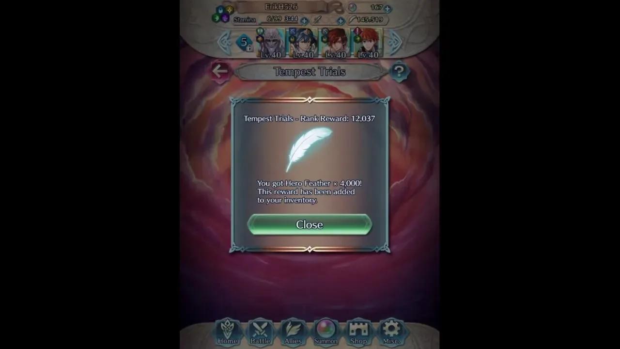 ErikH526 - Fire Emblem Heroes - Tempest Trials+ Ice & Flame 4 Ending ...