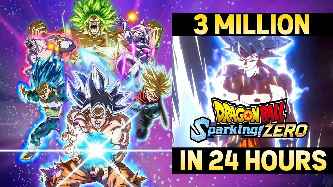 Dragonball Sparking Zero 3 Million Copies Sold In 24 Hours Huge Sales ...