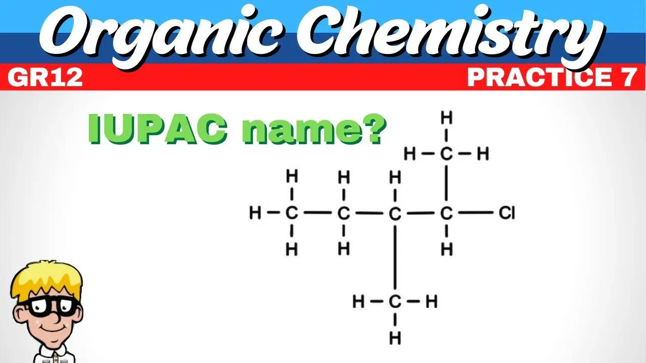 Naming Organic Compounds Grade 12