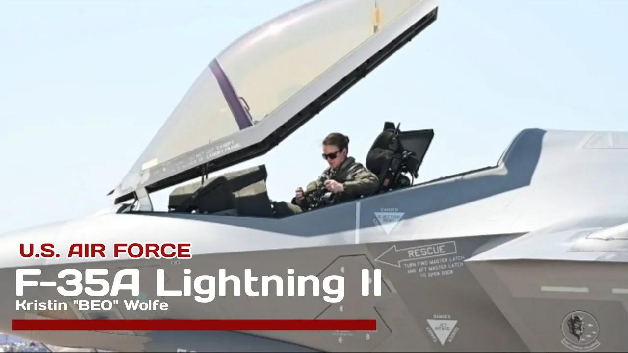 United States Air Force First Female F-35 Lightning II in Action -Aero ...