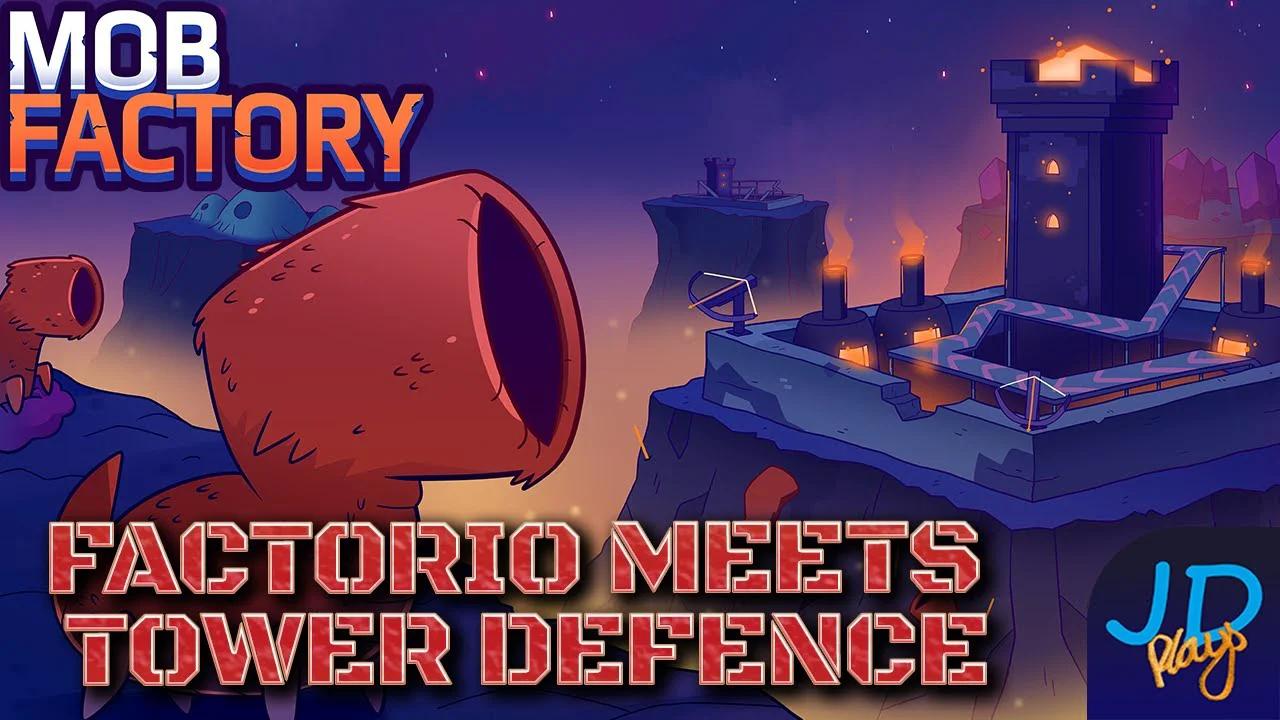 Factorio meets Tower Defence in Mob Factory 🏹 Ep1 in 4k 🏹 Lets Play, Walkthrough, Tutorial