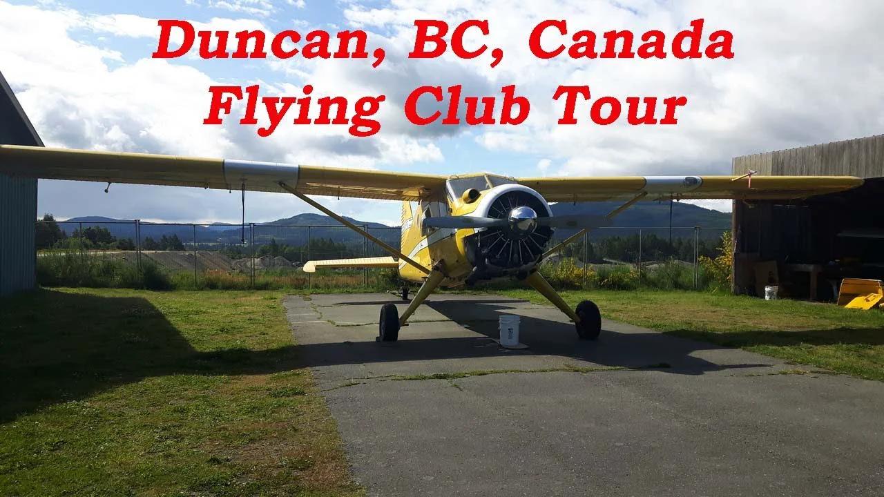A walking look at the Duncan Flying Club in Duncan, BC, Canada