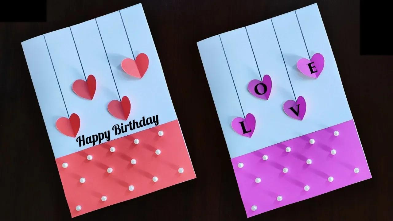 Comment faire une carte d'anniversaire - tuto origami