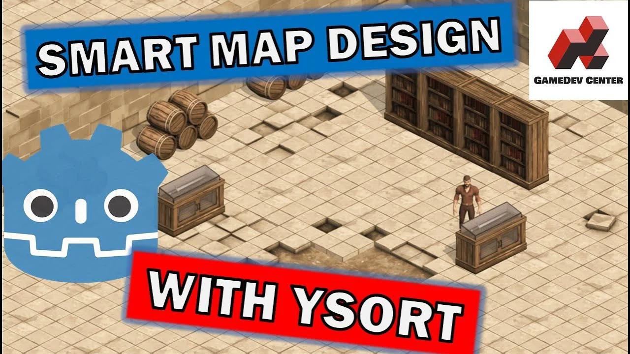 Smart Isometric Maps Using YSort | Godot Tutorial 3.2