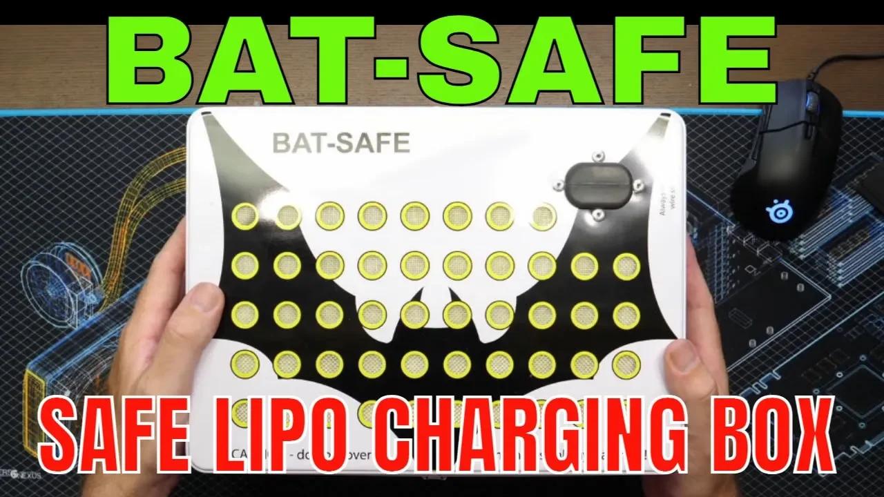 BAT-SAFE LIPO CHARGING & STORAGE BOX - FPV OR DRONE PROTECT YOUR SELF NOW
