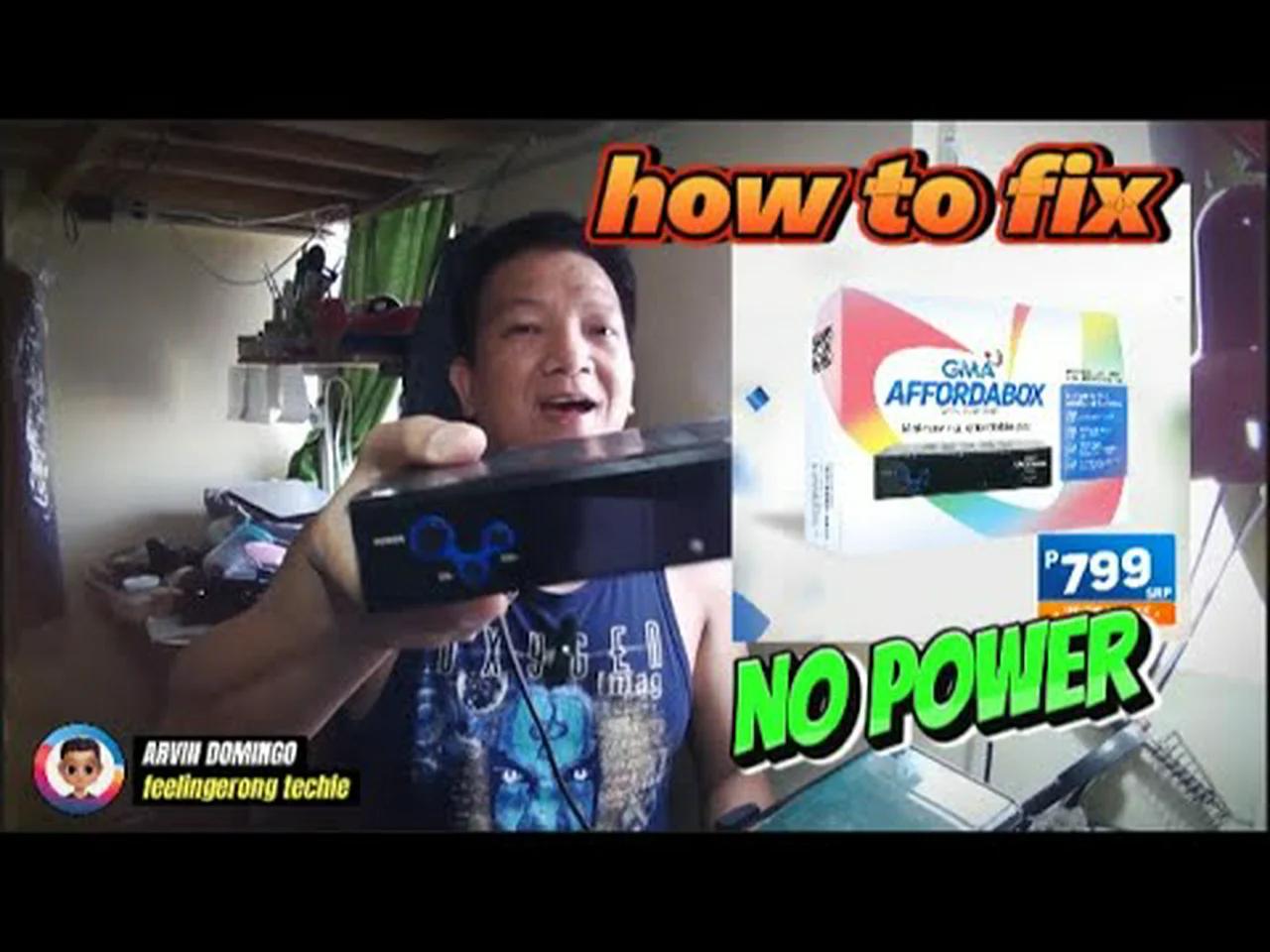 GMA AFFORDABOX NO POWER FIX