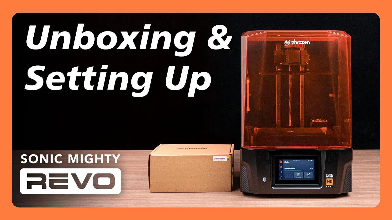 Sonic Mighty Revo - Unboxing & Setting Up - Phrozen LCD 3D Printer