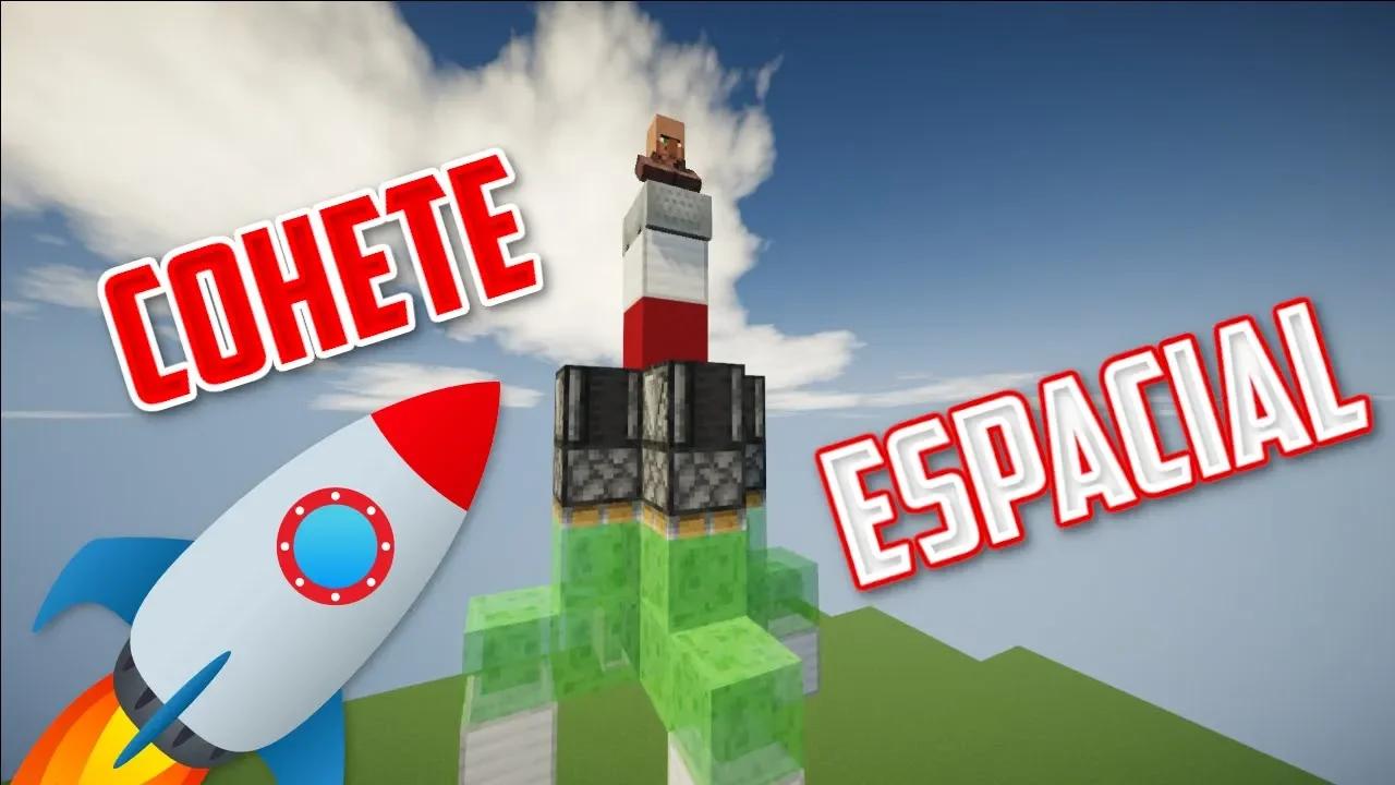 Cómo hacer un COHETE ESPACIAL en Minecraft