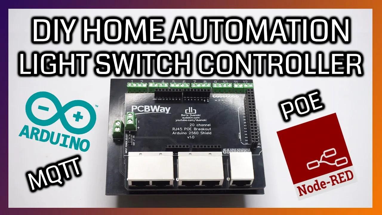 DIY Home Automation Light Controller Shield | MQTT, Node Red,Raspberry ...