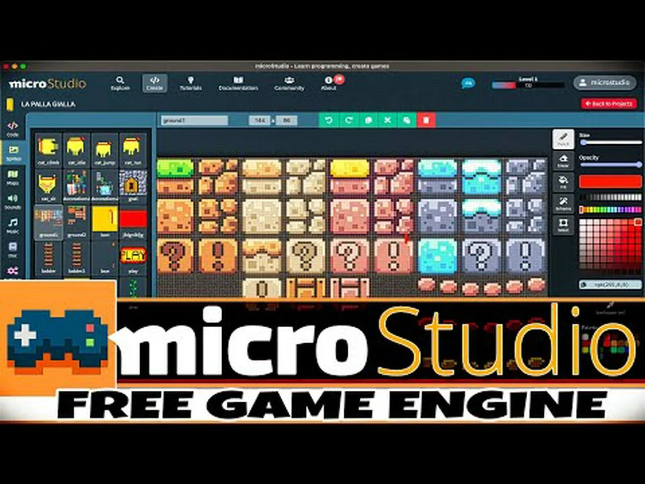 Microstudio Game Engine Now On Windows Mac And Linux