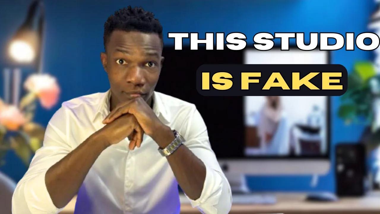 Free YouTube Studio Background Setup With AI Tools