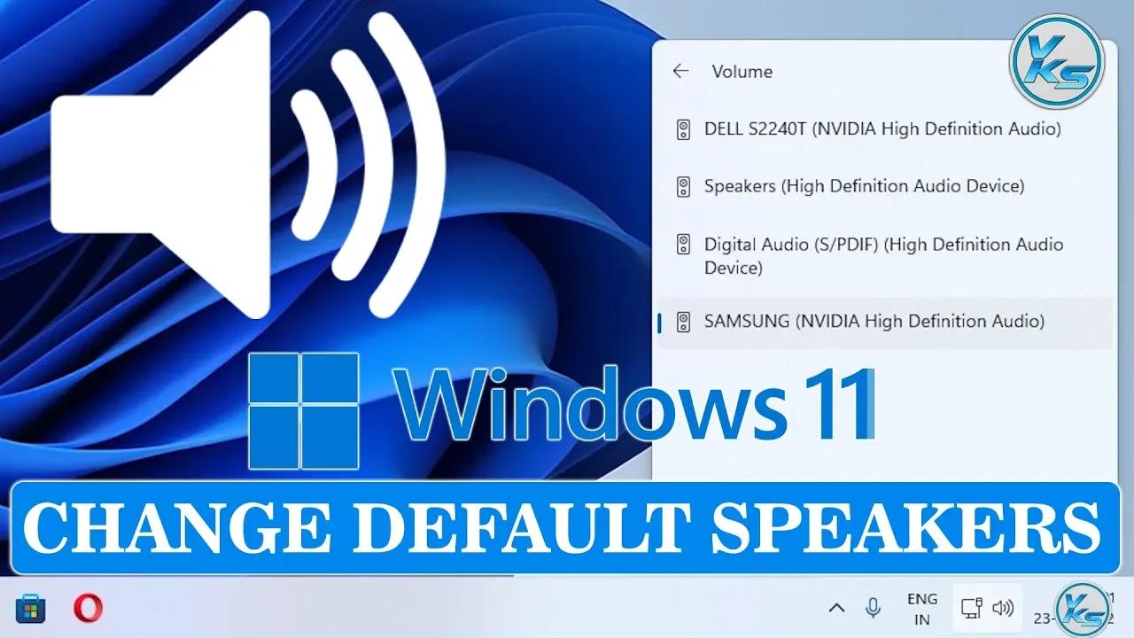 How To Change Sound Output in Windows 11