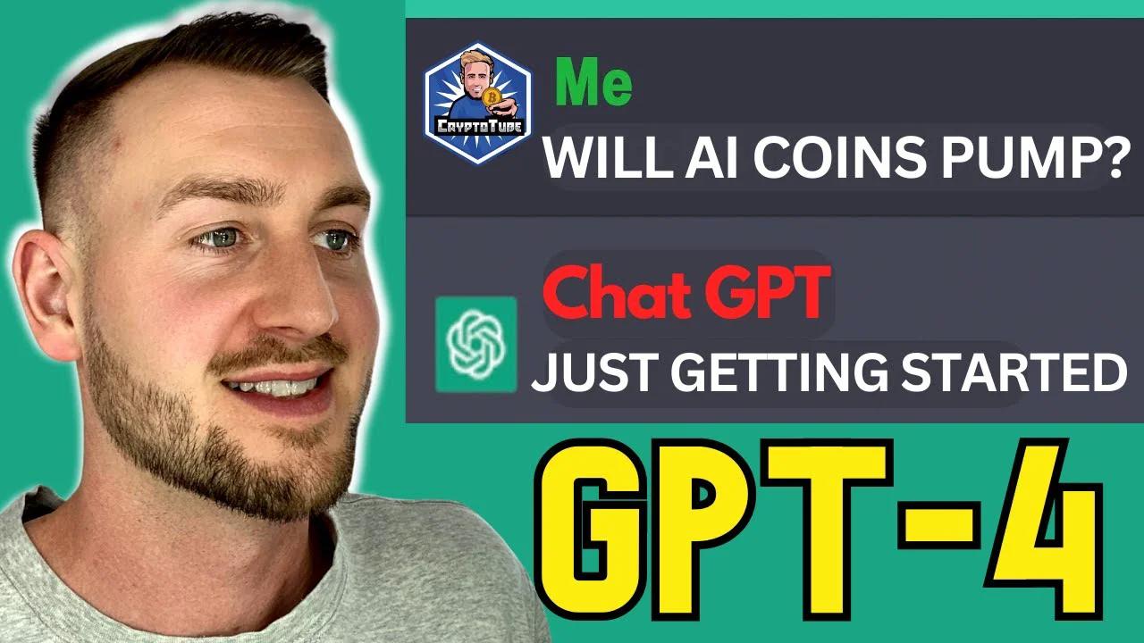 CHAT GPT-4 RELEASE & AI COINS PUMP!