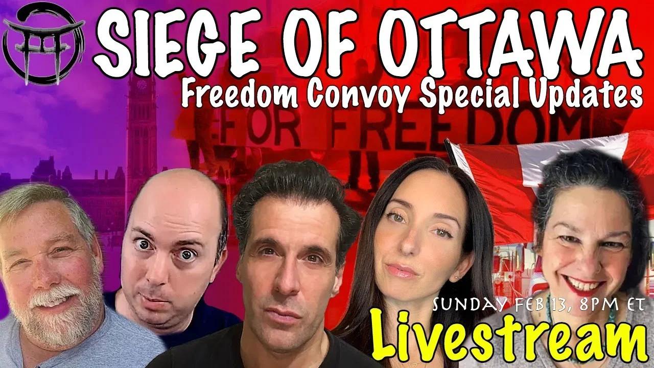 🔴LIVESTREAM: FREEDOM CONVOY WOO OTTAWA CANADA WITH JOE, RICHARD ...